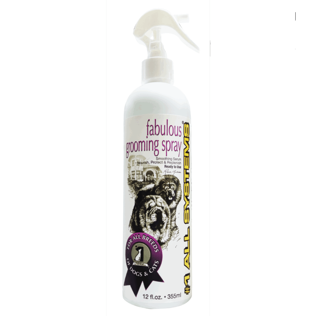 #1all Systems Fabulous Grooming Spray 355ml for Dogs and Cats ...