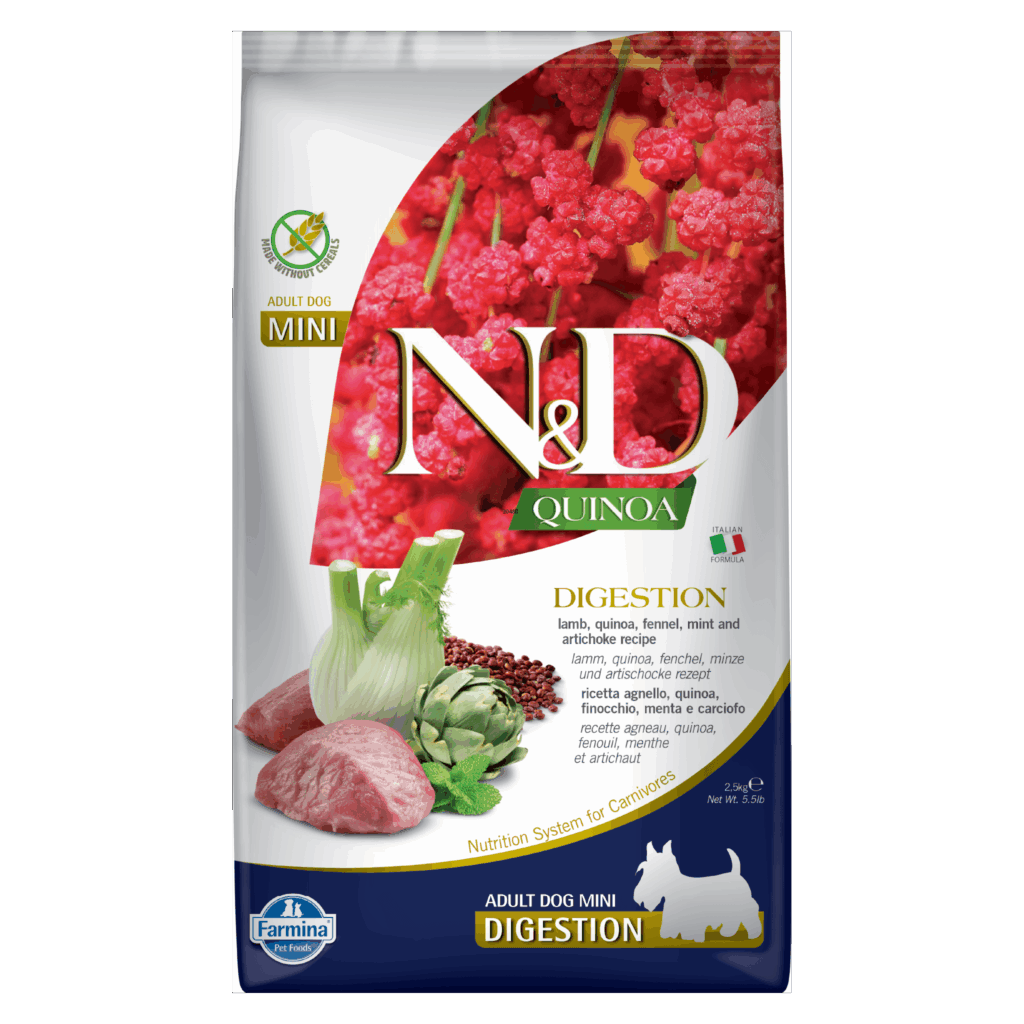 N&D Quinoa Digestion Lamb Dry Dog Food - PetMarket Malaysia – Premium ...